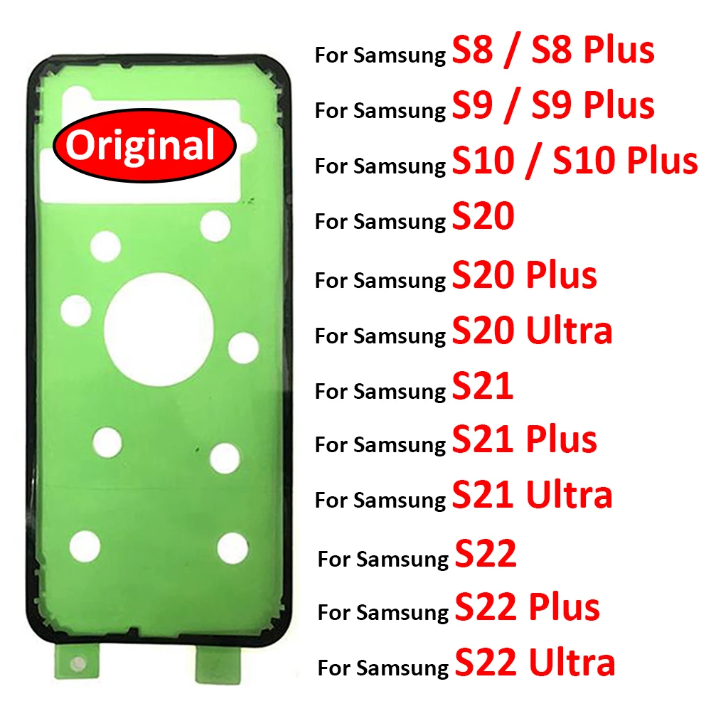 Back Battery Sticker Adhesive For Samsung Galaxy S20 Ultra S8 S9 S10 ...