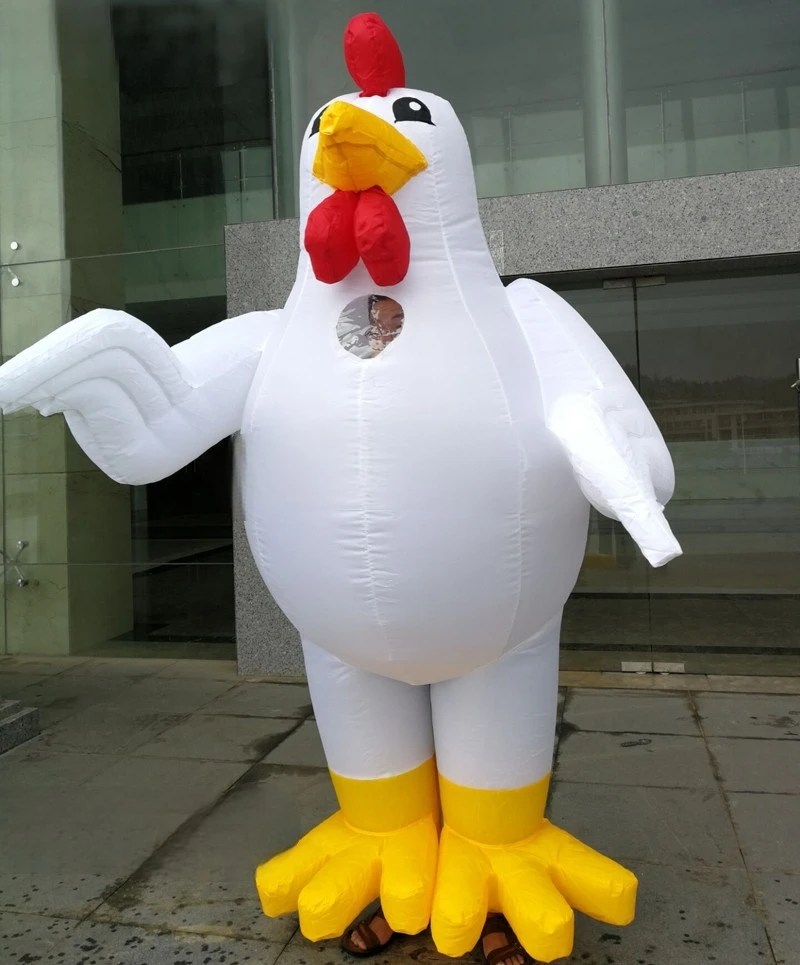 High - Quality 2.1 - Meter Inflatable Rooster Cartoon Character Adult ...