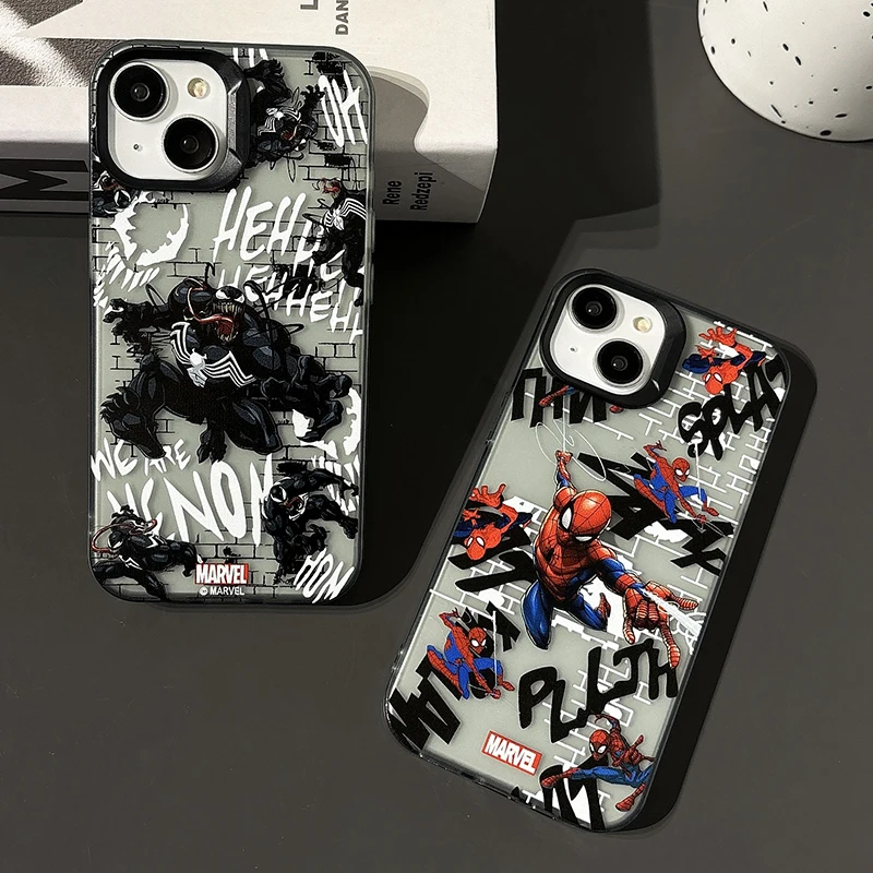Cute-Marvel-Superhero-Venom-Phone-Case-For-Apple-iPhone-15-14-13-12-11 ...