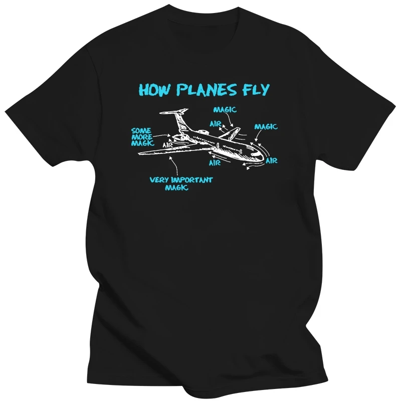 Print-Engineer-Mechanical-How-Plane-Fly-Mens-T-Shirts-Aircraft-Airplane ...