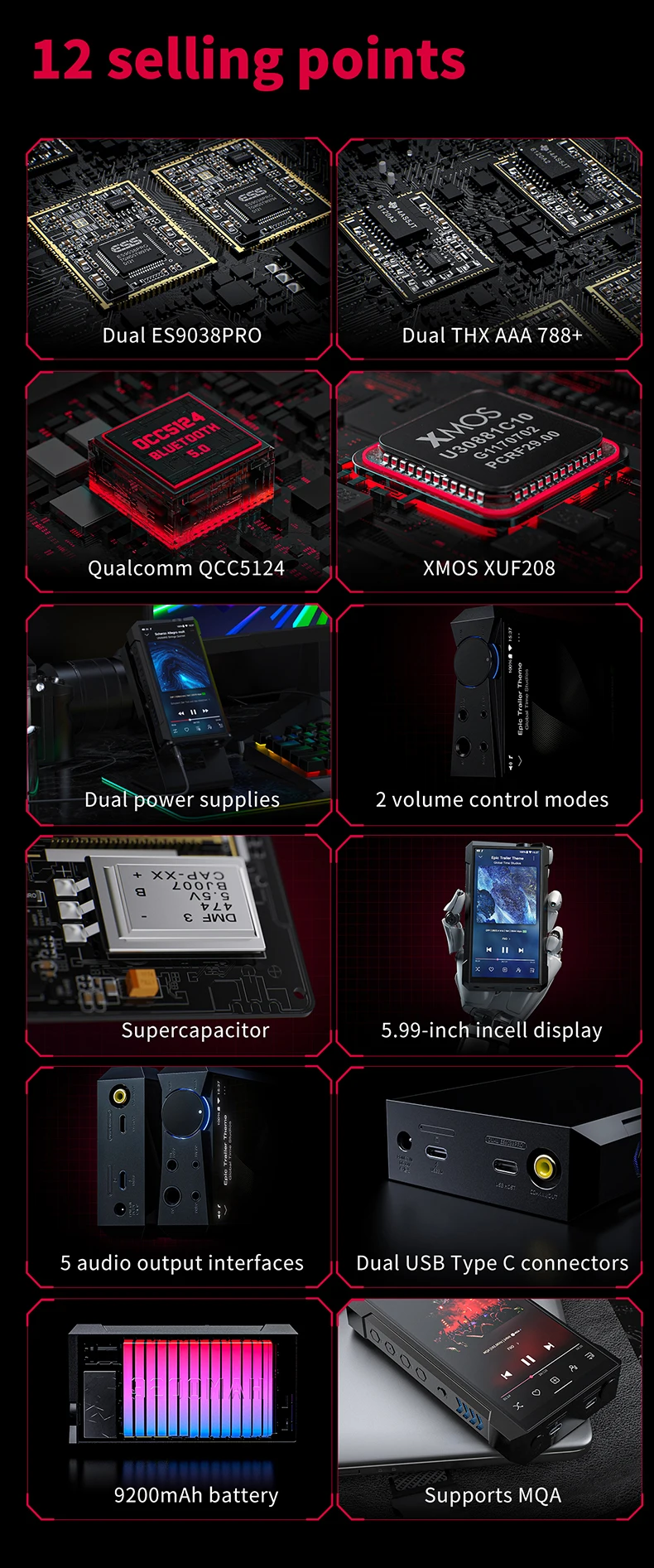 FiiO M17 Музыкальный плеер | AliExpress