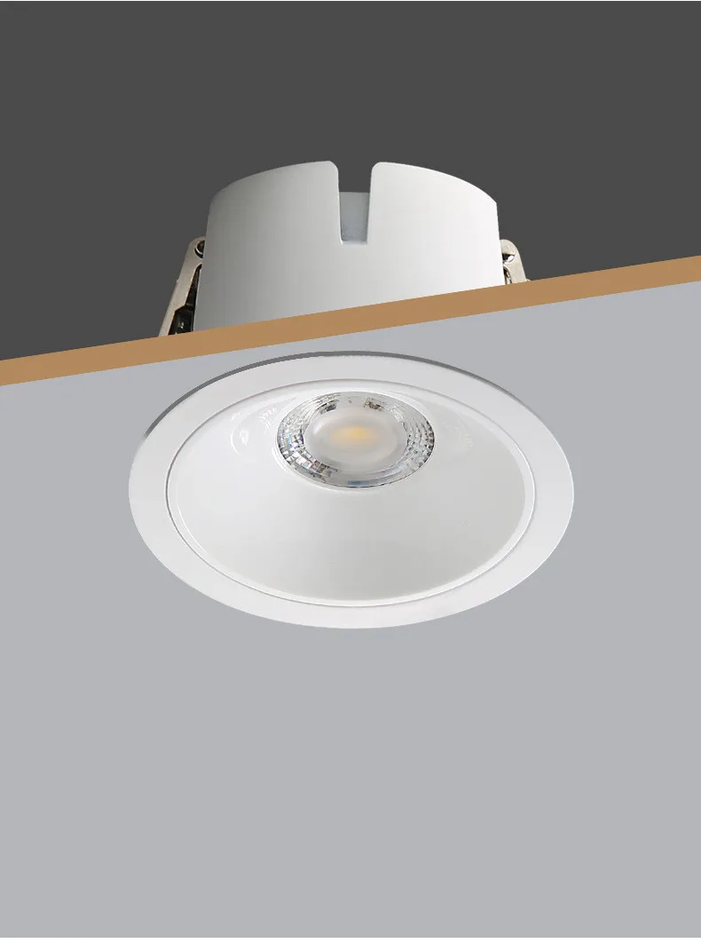 Spotlight embedded LED ceiling light living room anti-dazzle bedroom ...