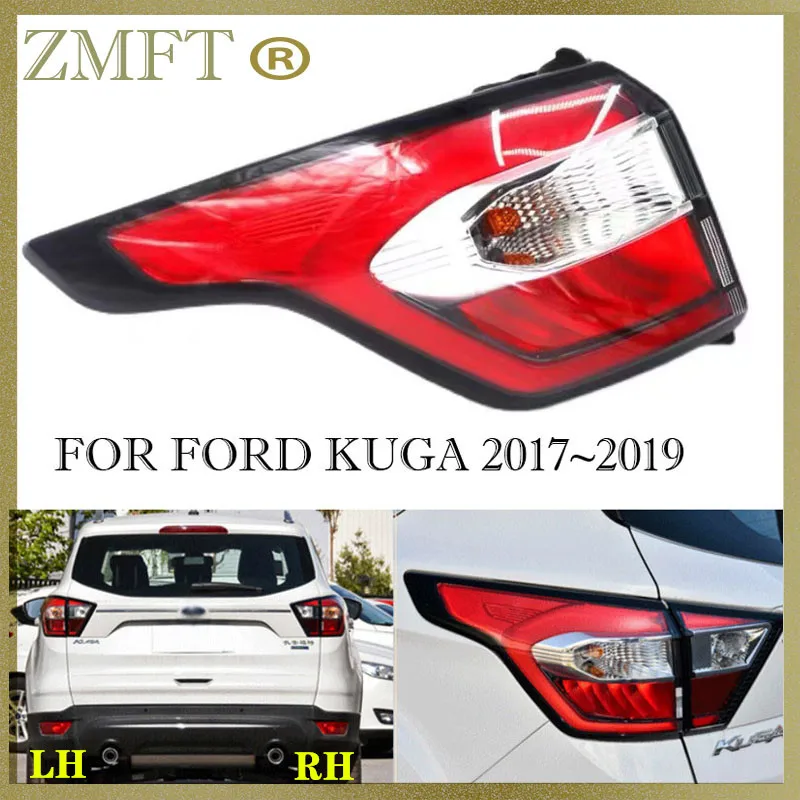 For-Ford-Escape-Kuga-2017-2018-2019-Rear-Bumper-Taillight-Tail-Lamp-Car ...