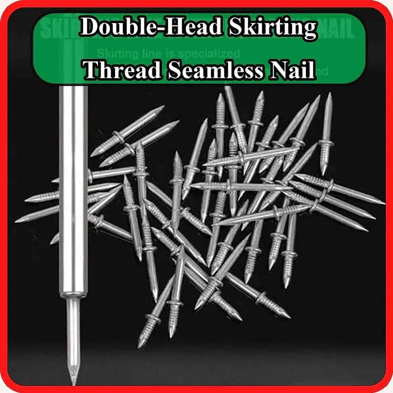 100PCS-Double-Head-Skirting-Thread-Seamless-Nail-Skirting-Line ...