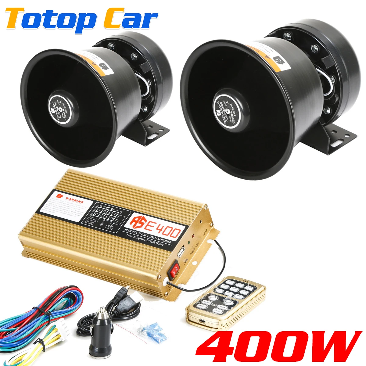 400W-Claxon-Car-Police-Horn-Warning-Emergency-Loud-Multipurpose-Car ...