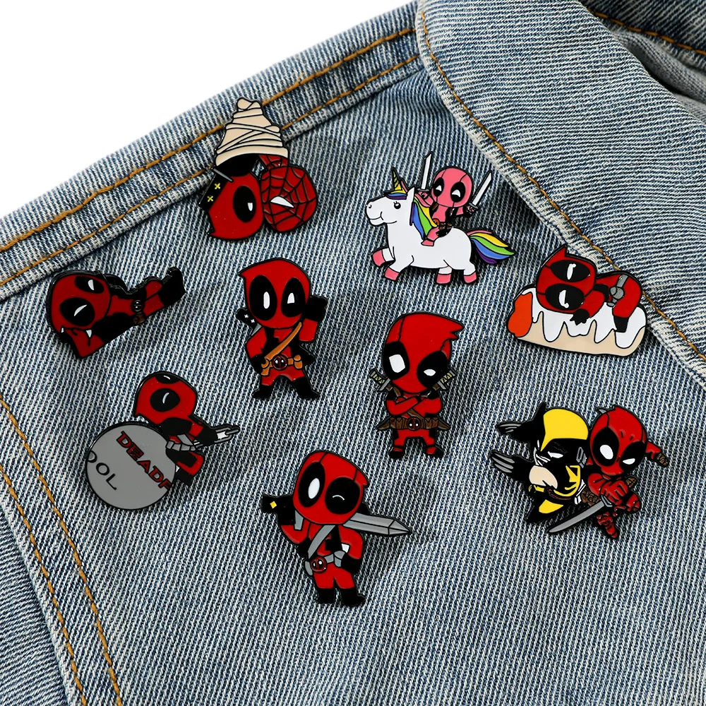 Marvel-Movie-Deadpool-Wolverine-Enamel-Pins-Kawaii-Deadpool-Wolverine ...