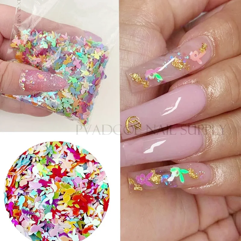 Cute Sparkly Acrylic Nails