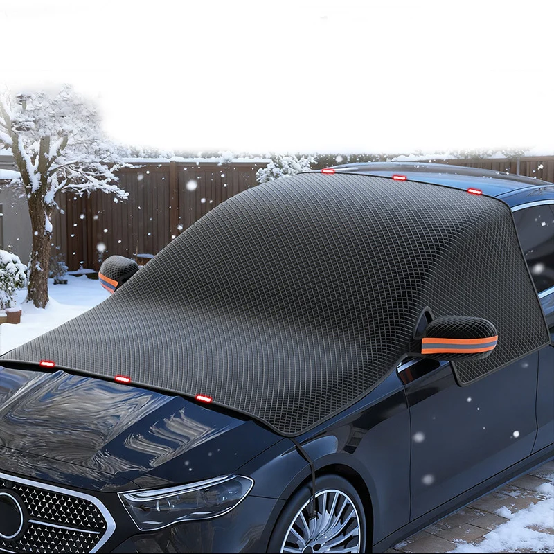 Outdoor Car Windshield Snow Shield With Magnetic Winter Car Window Snow ...