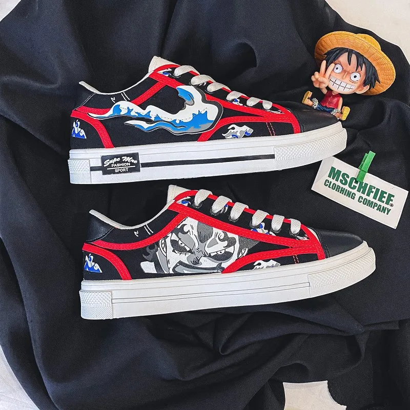 Monkey D Luffy Shoes Anime One Piece [Free Shipping]