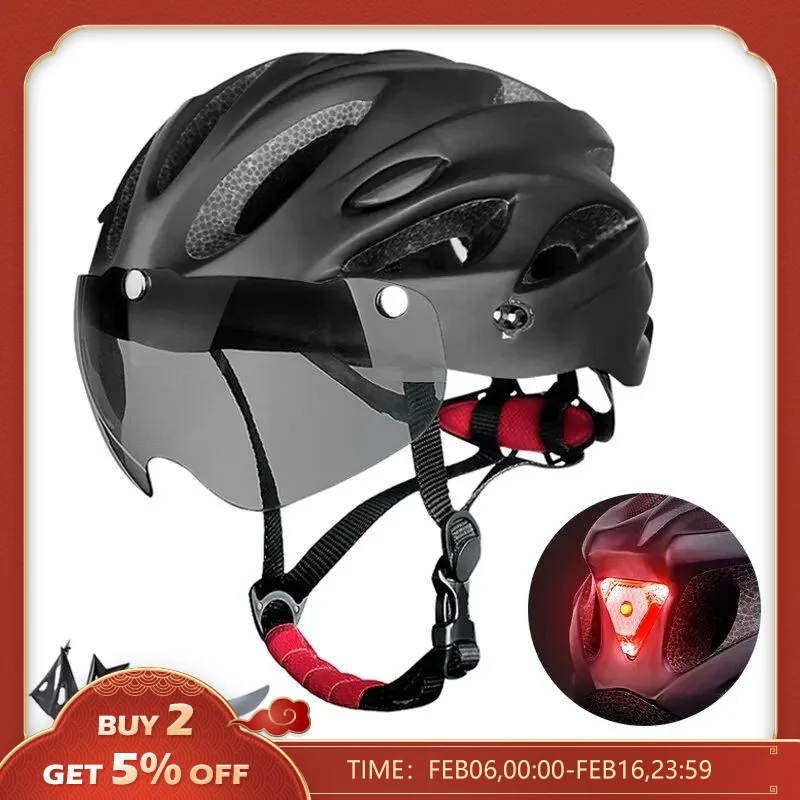 Casco-de-bicicleta-con-luz-trasera-LED-para-adulto-accesorio-de ...
