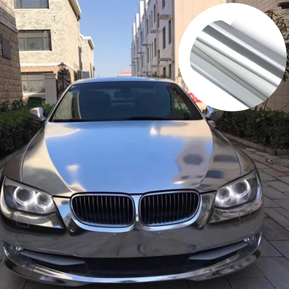 Car Stickers Color Change Vinyl Film Silver Electro Coating Film ...