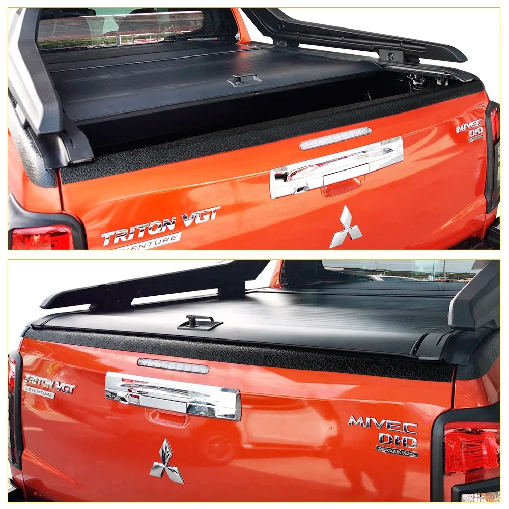 Rail-Guard-Cap-Protector-Tail-Gate-Trim-for-Mitsubishi-L200-Montero ...