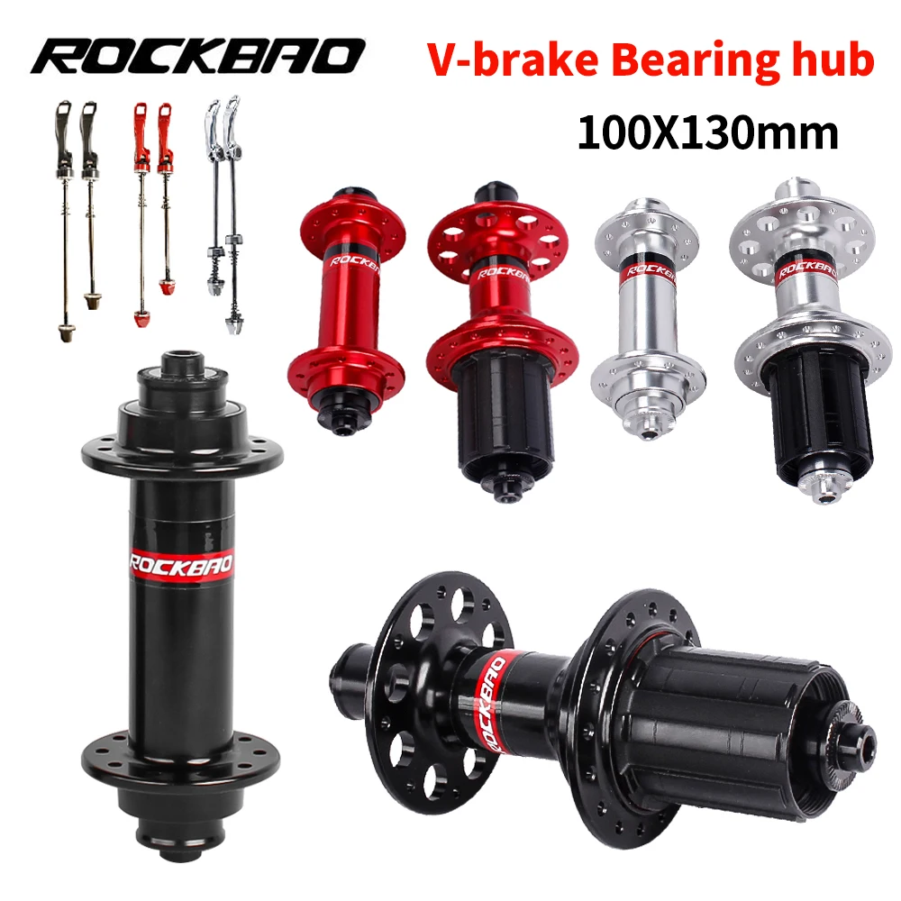 ROCKBAO-Road-Bike-Hub-Front-Rear-Bike-Bicycle-Hub-4Pawls-2-4-Bearings ...