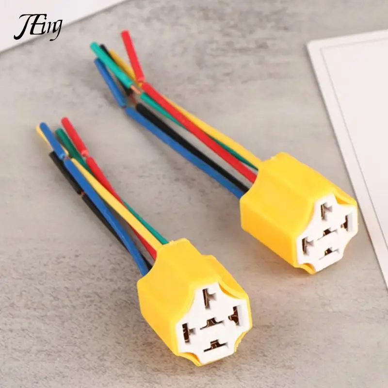 1Pc-Ceramic-Car-Relay-Holder-5-Pins-Auto-Relay-Socket-5-Pin-Relay ...