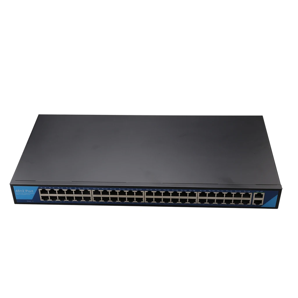 48-Ports-10-100Mbps-RJ45-Ethernet-Switch-2-10-100-1000Mbps-Port-Network ...
