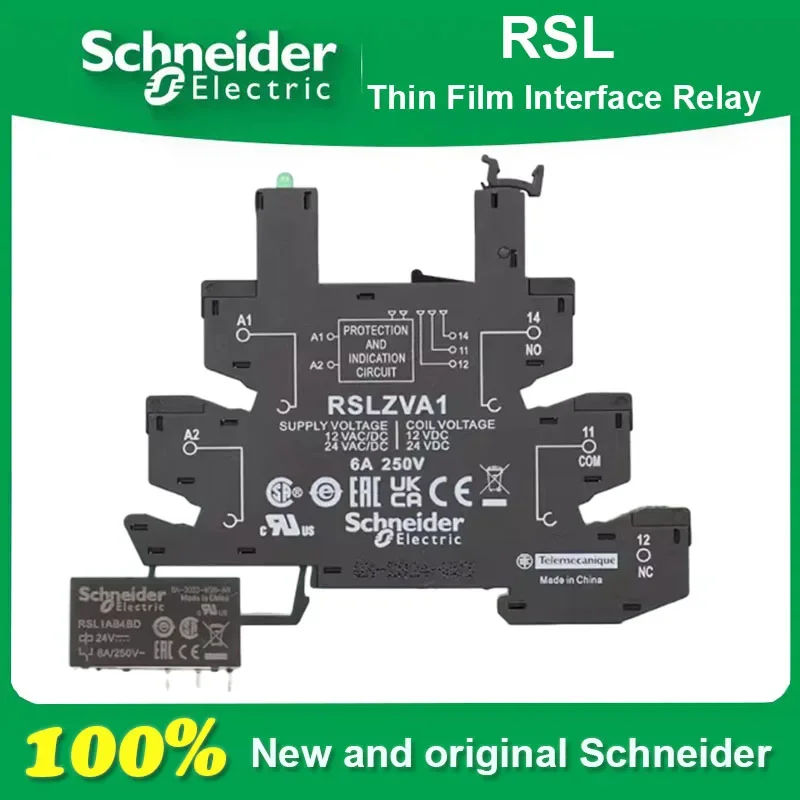 Schneider-Rel-de-interface-de-pel-cula-fina-novo-e-original-RSL1PVBU ...
