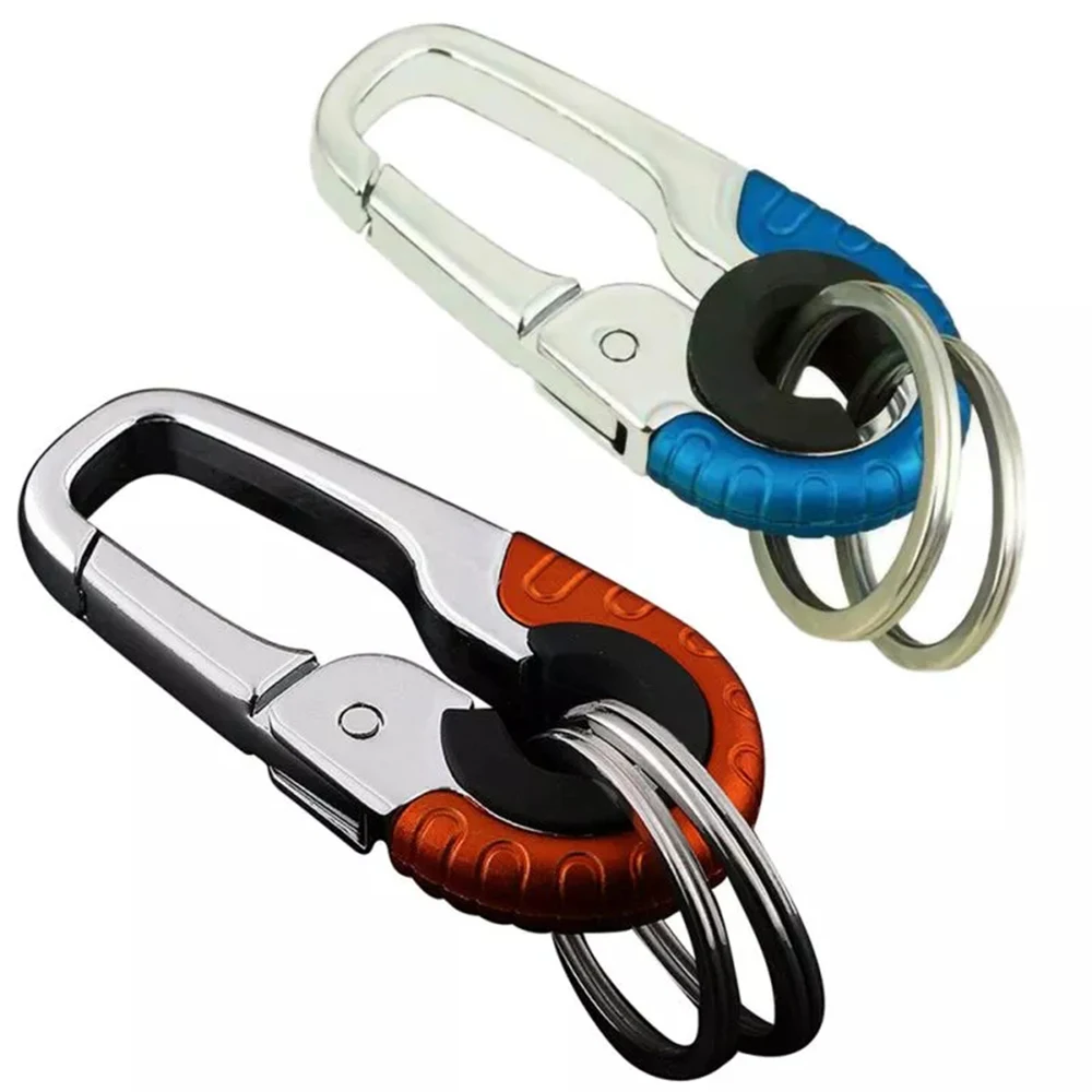 Durable-Keychain-Hook-Stainless-Steel-Buckle-Outdoor-Carabiner-Climbing ...