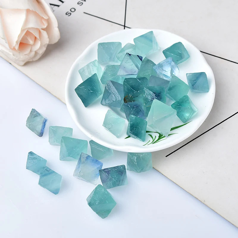 Natural-Crystal-Green-Fluorite-Octahedral-Raw-Crystals-Ore-Mineral ...
