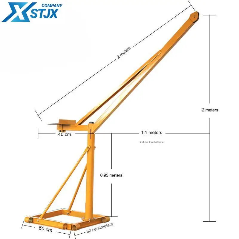 Small-machine-household-hoist-rotating-outdoor-decoration-construction ...