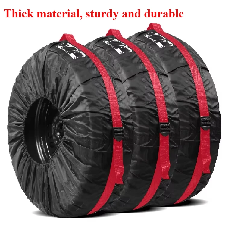 1PCS Tire Cover Case Car Spare Tire Cover Storage Bags Carry Tote ...