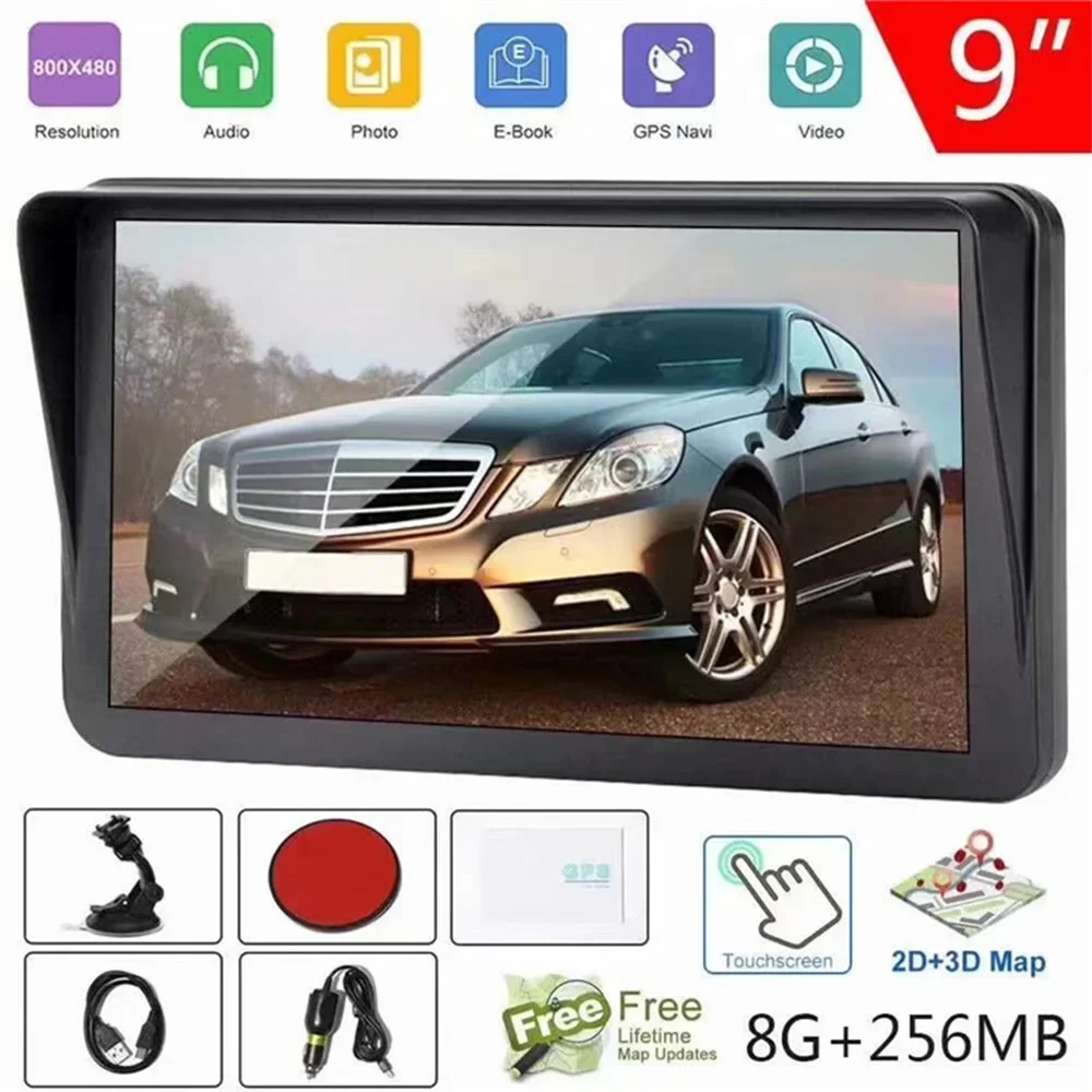 9-Inch-Truck-Gps-Navigator-GPS-Navigation-for-Car-Latest-2023-Map-GPS ...
