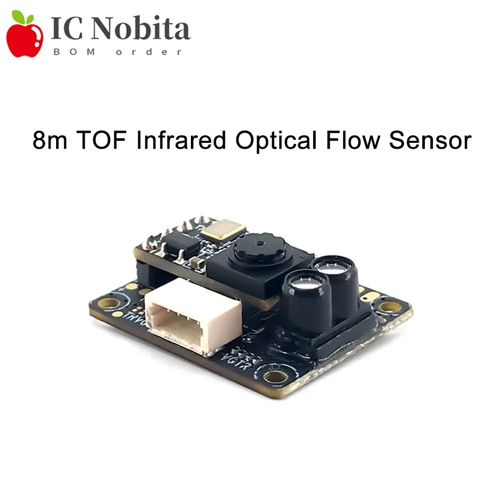 1PCS 8m TOF Infrared Optical Flow Sensor Module for Drone UART I2C ...
