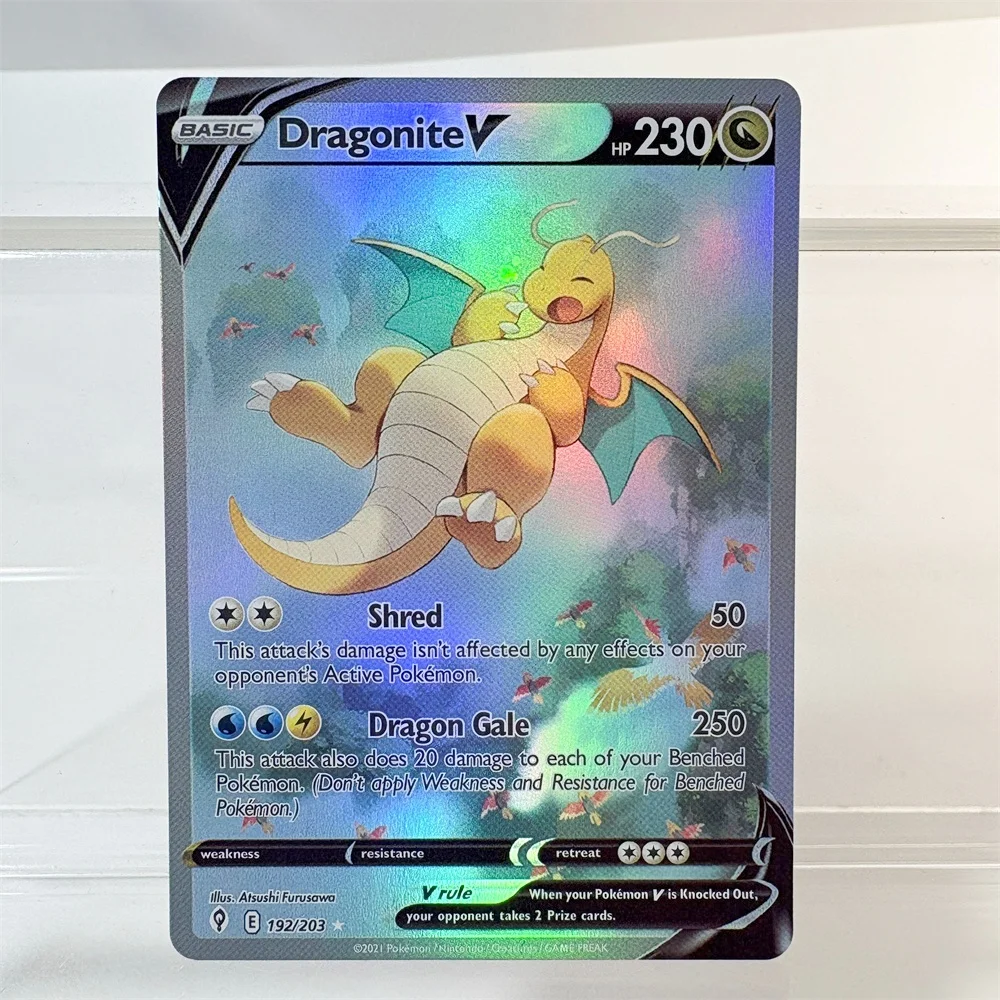 PKM Cards Charizard Vmax Dragonite Celebi Sylveon Vmax Single Foil ...
