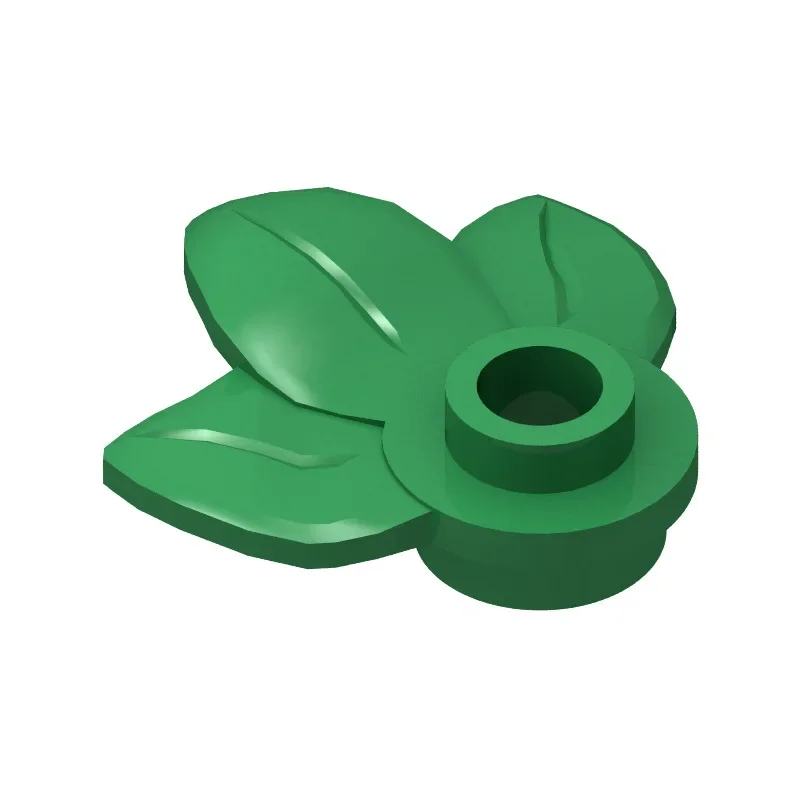 420pcs-Plant-leaf-1x1-round-brick-with-3-leafs-Building-Blocks ...