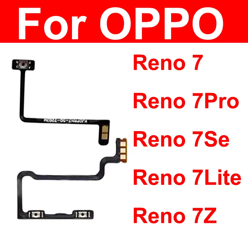 Power Volume Flex For OPPO Reno 7 7 Pro 7Lite 7Z 7Se 4G 5G ON OFF Power ...