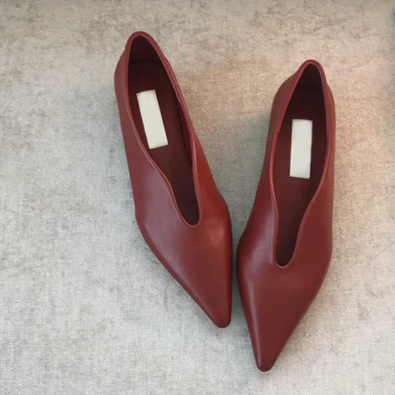 Trend Women Shoes Flats Sandals Summer New Pointed Toe Retro Oxford ...