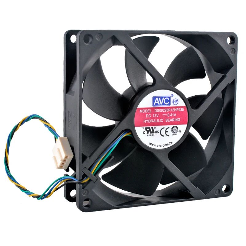 DS09225R12HP235-9-2cm-92mm-fan-92x92x25mm-DC12V-0-41A-4pin-High-speed ...