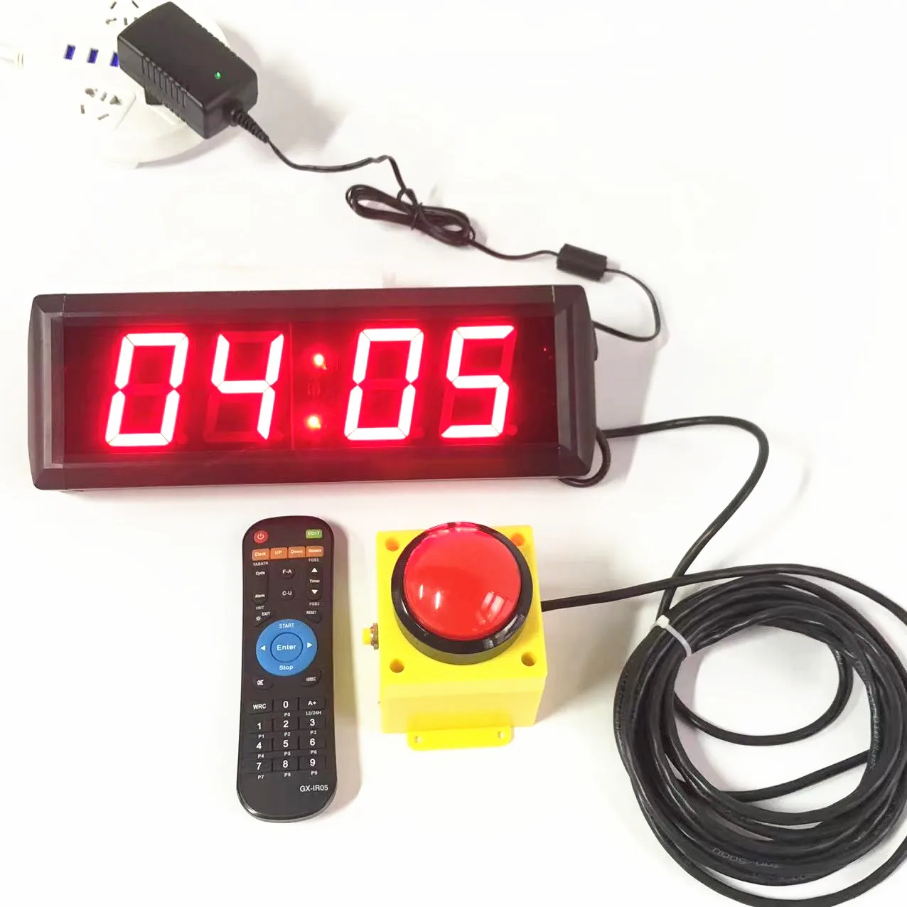 2-3-Countdown-up-wall-LED-clock-Stopwatch-With-Remote-LED-Interval ...