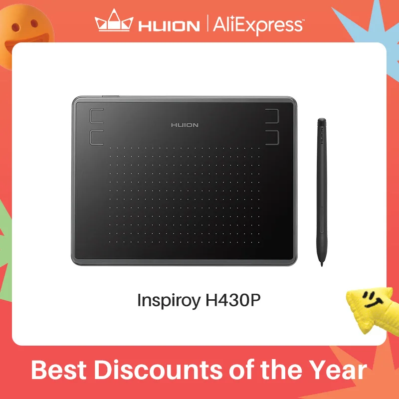 HUION-H430P-Digital-Tablets-Micro-USB-Signature-Graphics-Drawing-Pen ...