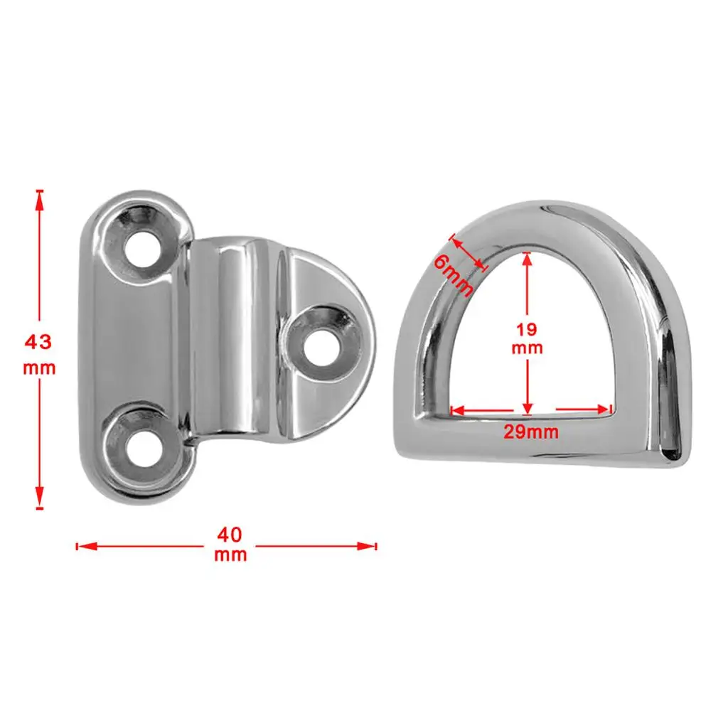 Jeep JK TJ Cargo D-rings Container D Rings - Cargo Securing D Rings ...