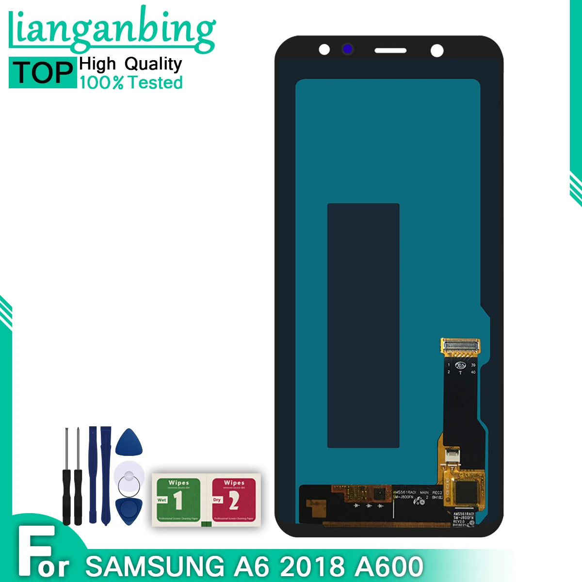 5.6" Amoled/original Lcd For Samsung Galaxy A6 2018 A600 A600f A600fn ...