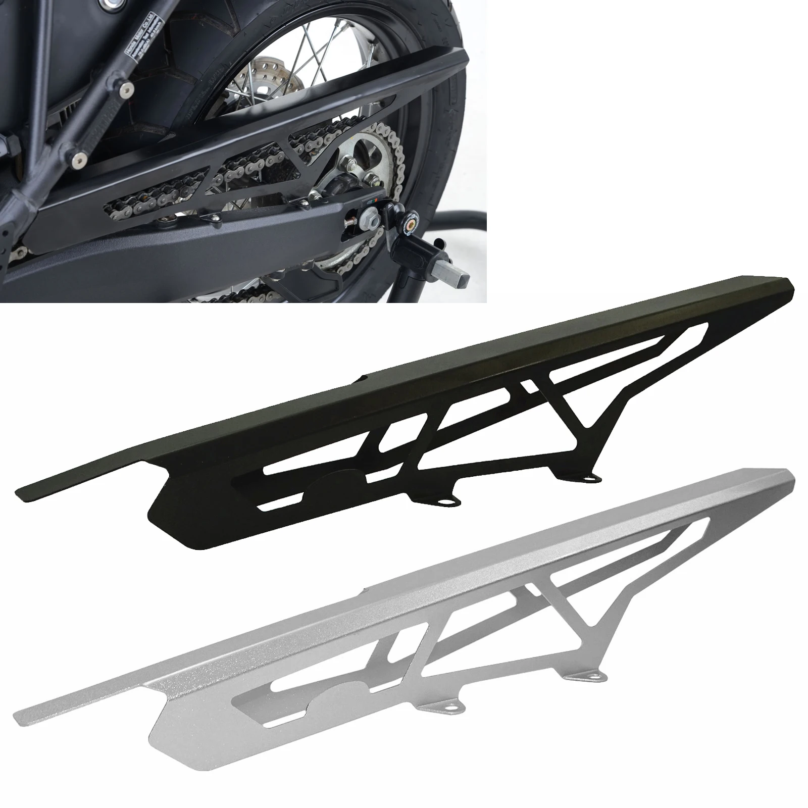 QMSTART-Racing-Rear-Wheel-Chain-Guard-Swingarm-Cover-Protection-For ...