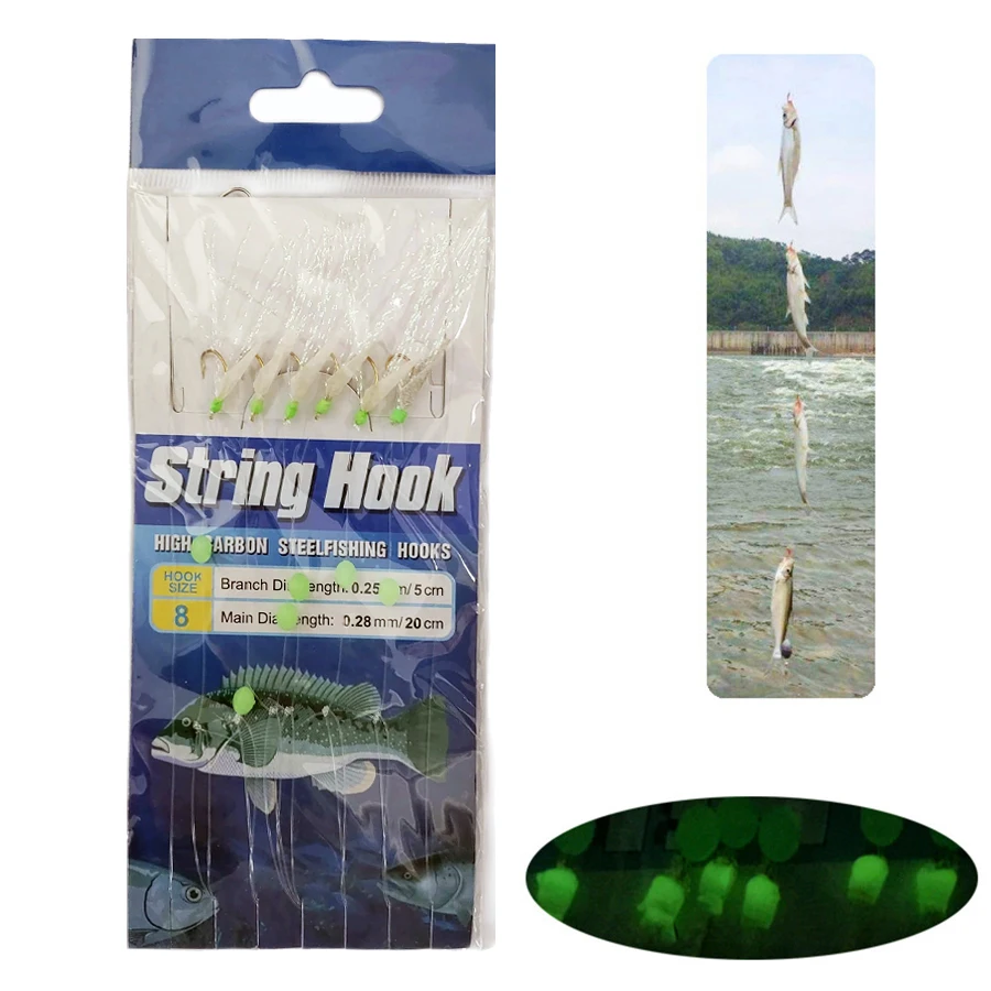 Sabiki-Soft-Fishing-Hooks-Rigs-Mackerel-Feathers-Bass-Cod-Lure-Sea ...