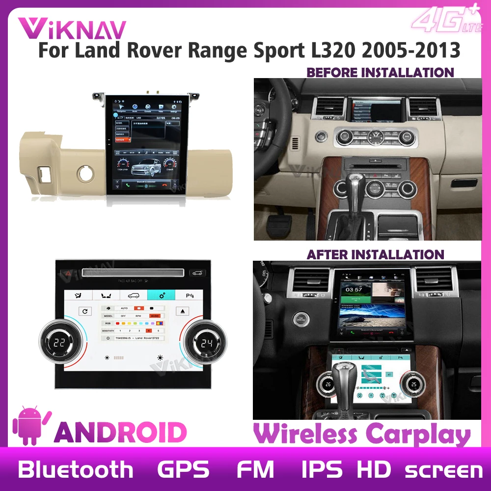 12-3Inch-64G-Wireless-Carplay-Radio-Touch-Screen-For-Land-Rover-Range ...