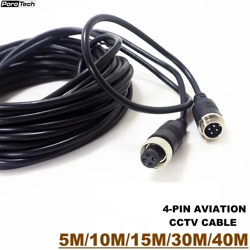 5M-10M-15M-30M-Aviation-Cable-4-Pin-Aviation-Extension-Connector-Video ...
