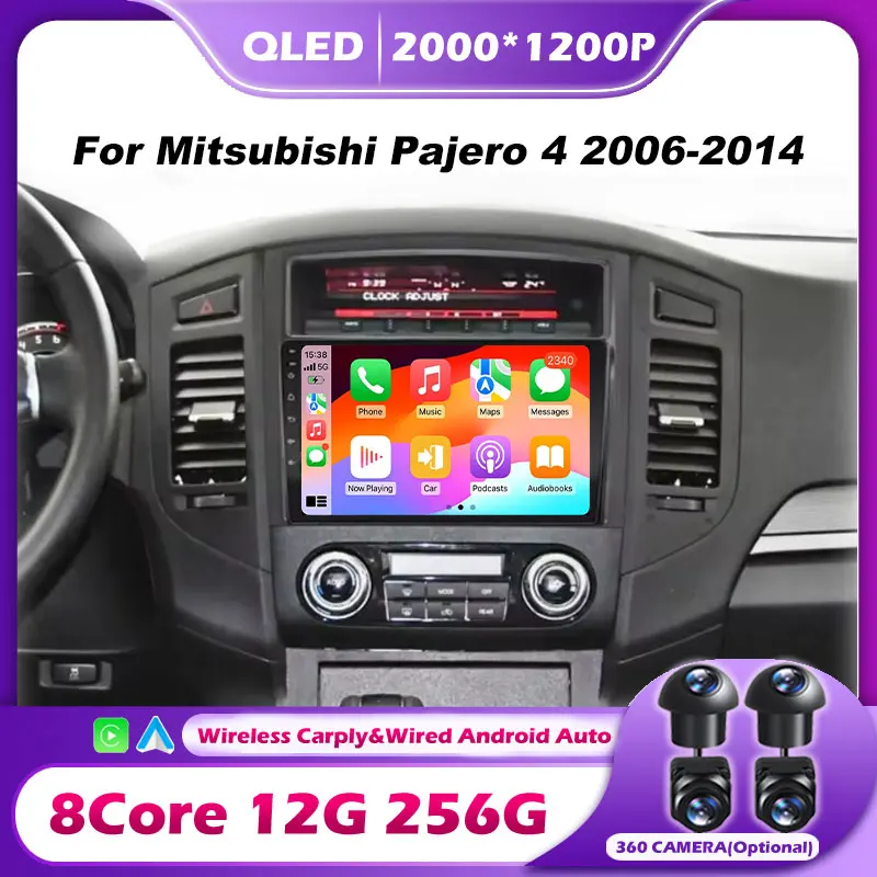 Android For Mitsubishi Pajero 4 2006-2014 Car Radio Automotive ...
