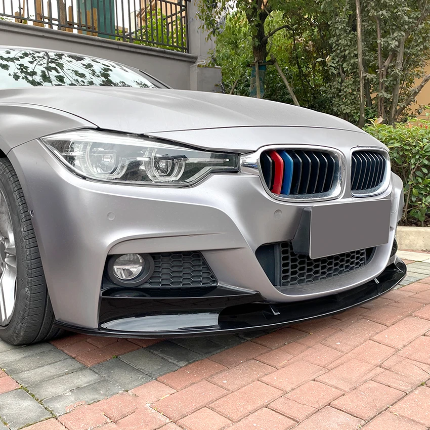 For Bmw F30 F31 F35 M-tech Car Front Bumper Splitter Lip Diffuser ...