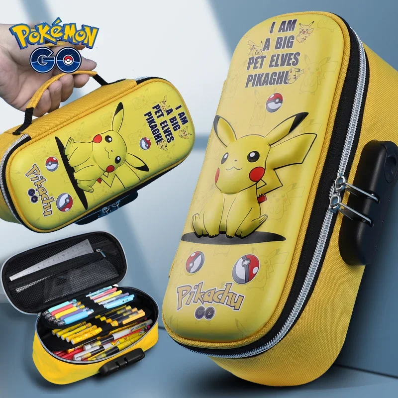 Pokemon-Pikachu-3D-Three-Dimensional-Password-Lock-Pencil-Case-Large ...