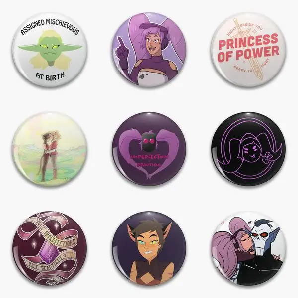 Entrapta-She-Ra-Princess-Of-Power-Catradora-Is-Soft-Button-Pin ...