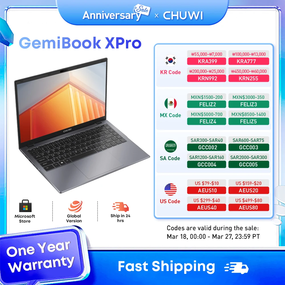 CHUWI-ordenador-port-til-GemiBook-XPro-Intel-N100-14-1-Windows-11-8GB ...