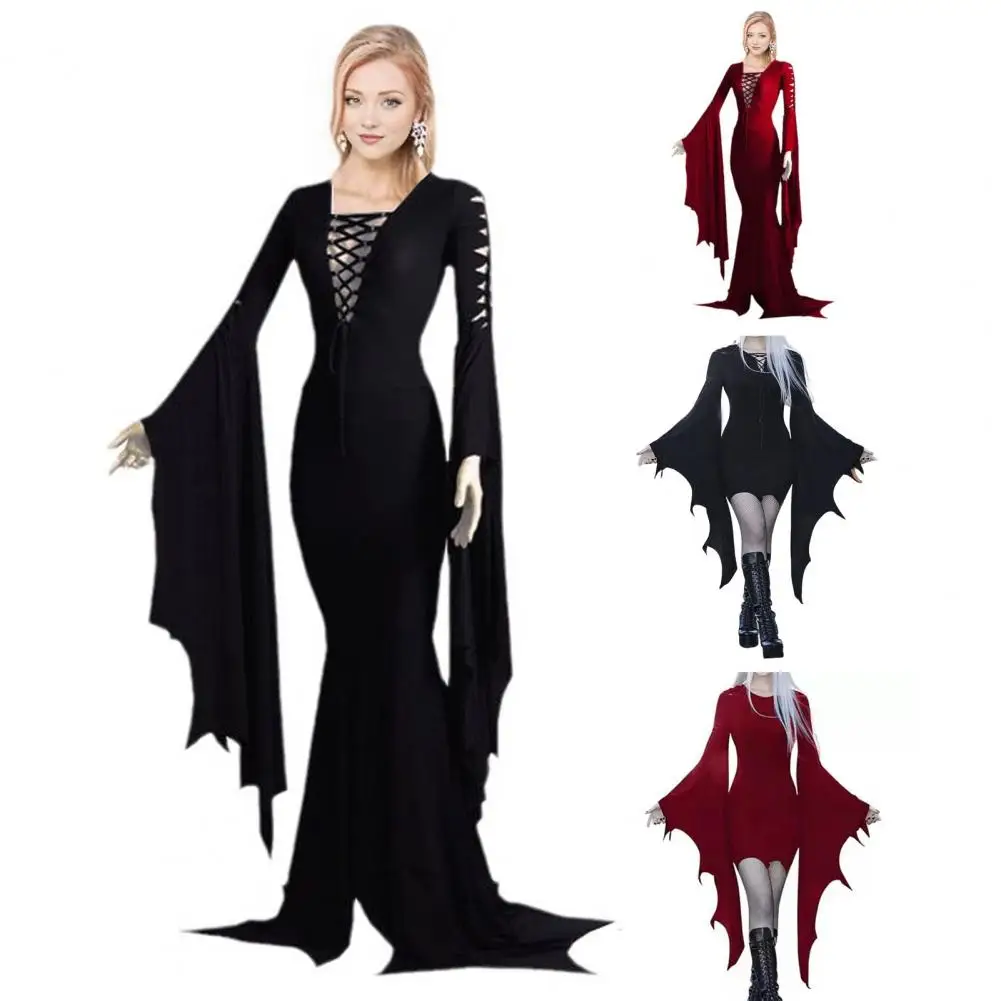 Disfraz-de-elfo-Medieval-con-capucha-para-mujer-disfraz-de-Pixie-g-tico ...