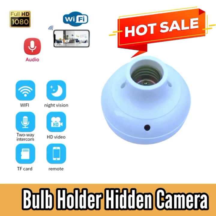surveillance camera Bulb Holder Camera CCTV || Home Security DVR Sensor ...