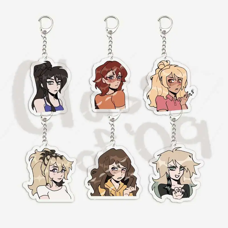 Game Class of 09 Figures Keychains for Accessories Bag Nicole Jecka ...