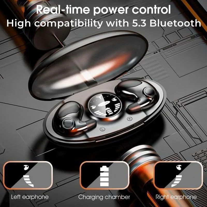 Wireless Bluetooth Headset For Apple Android 5.3 Intelligent MD538 ...