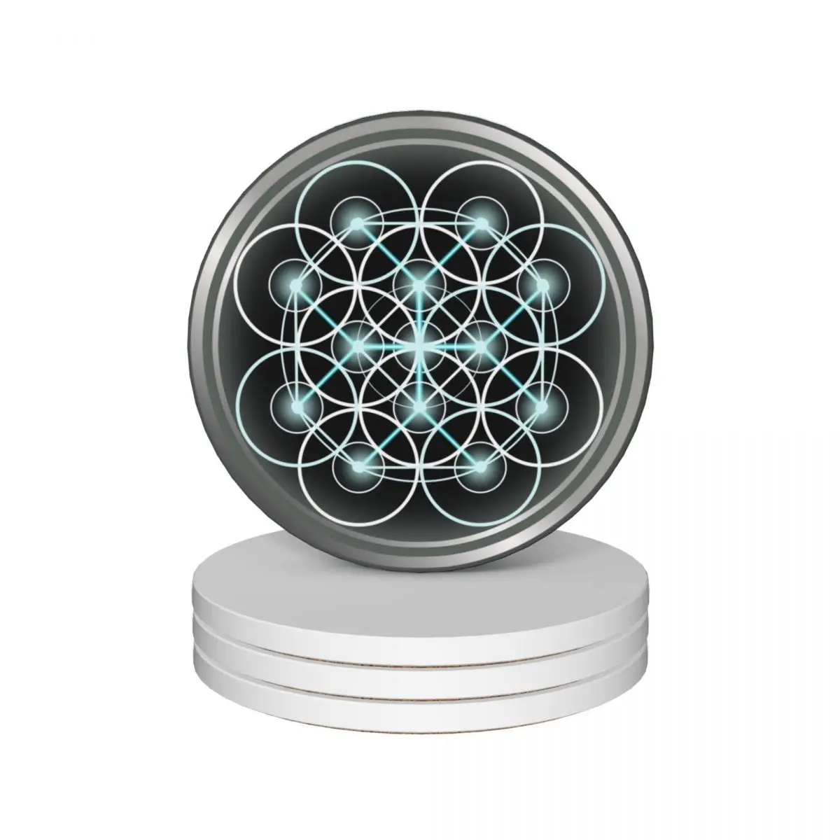 Reuche-Seed-inversion-grid-2-0-Ceramic-Coasters-Set-of-4-cup-set ...