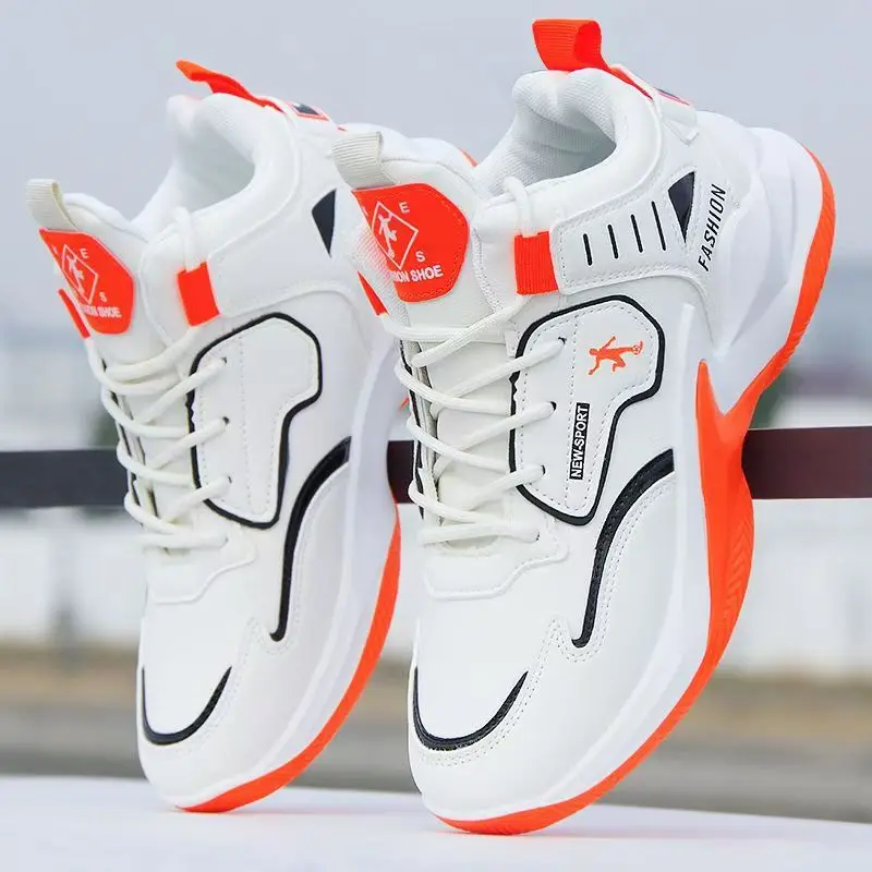 Men's spring and summer high-top shoes Breathable sports casual shoes ...
